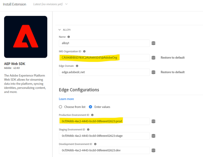 Implement Aep Web Sdk Launch Extension For Datanalyst